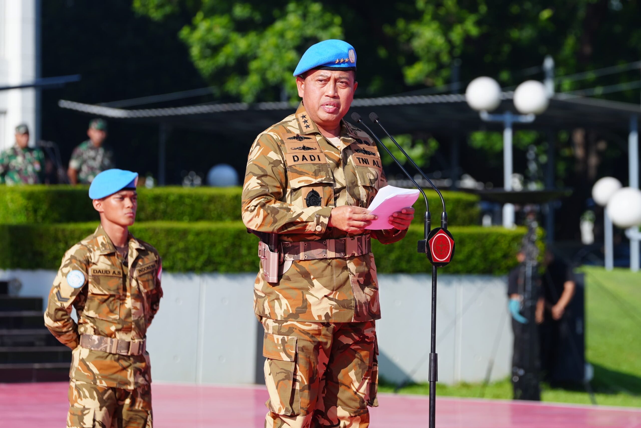 Irjen TNI Lepas Satgas KONGA TNI MONUSCO 2024 - Indo Maritim
